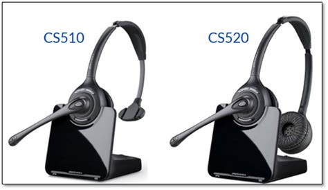 using a plantronics cs510 cs520 headset nextiva support