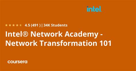 Intel® Network Academy Network Transformation 101 Coursera