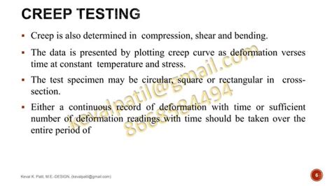 Failure Mechanism CREEP PPTX