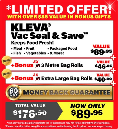 Kleva Food Saver Vacuum Sealer Shop Kleva Range Today Kleva Range Everyday Innovations