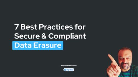7 Best Practices For Secure And Compliant Data Erasure