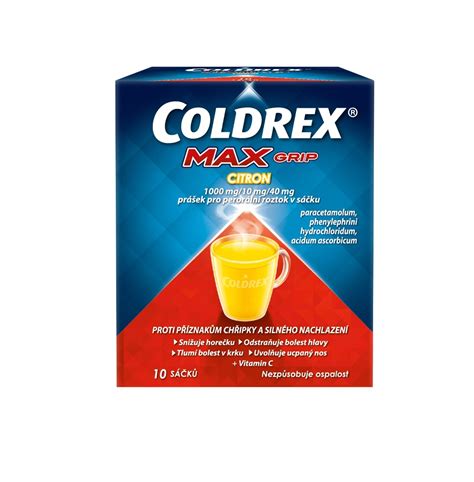 Coldrex Maxgrip Citron 10 Sáčků