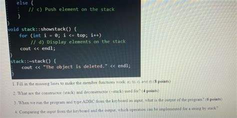 Solved Define Max 100 Class Stack Public Stack