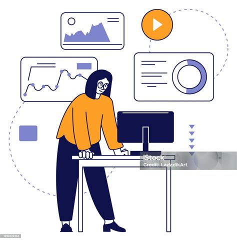 소프트웨어 통계를 분석하는 개발자 앱 사용 인포그래픽 데이터베이스에 대한 스톡 벡터 아트 및 기타 이미지 데이터베이스