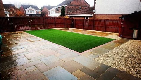 Empty Backyard With Grass