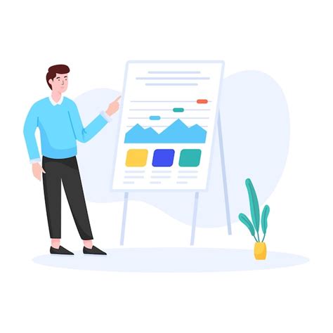 Premium Vector Data Analytics In Character Illustration Editable Vector