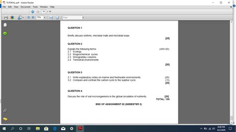 Solved X Tutorialpdf Adobe Reader File Edit View Document