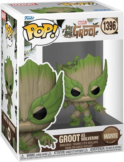 Funko Pop Marvel We Are Groot Wolverine Groot Shorts