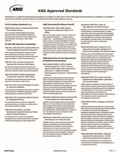 ANSI Catalog Catalog Of ANSI Standards ANSI Catalog Catalog Of ANSI Standards