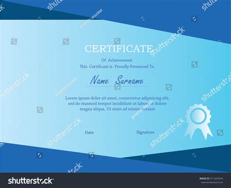Premium Certificate Templatevector Illustration Stock Vector Royalty Free Shutterstock
