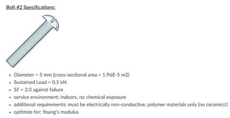 Solved Using Material Properties Listed In A Materials Chegg Com