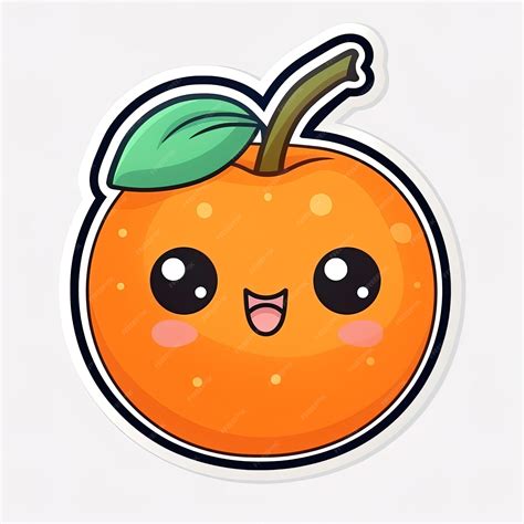 Premium Ai Image An Orange With A Face That Says Orange