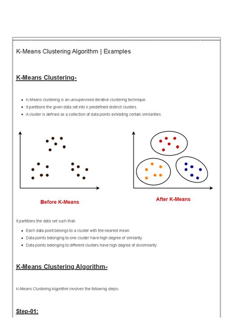 21 Numerical Problems For K Means Clustering 19 03 2024 Pattern