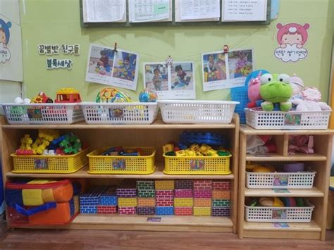 2017년 11월 제3차통합지표 평가인증을 받았다~ 만0세반환경구성 영아반환경구성 ♡쌓기역할영역♡ 쌓 가족 나무