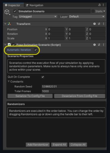 Problems In Step Of The Tutorial Add And Set Up Randomizers Issue Unity Technologies