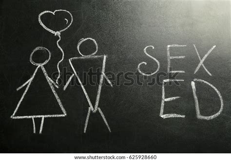 Babe Blackboard Text Sex Ed Stock Photo Shutterstock