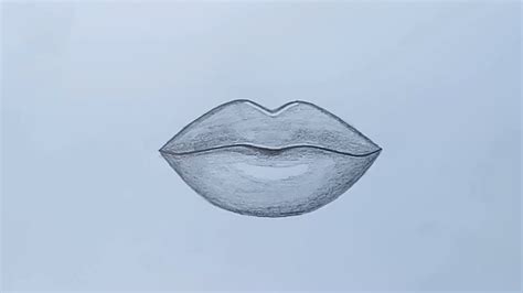 Как нарисовать губы девушки карандашом 89 фото