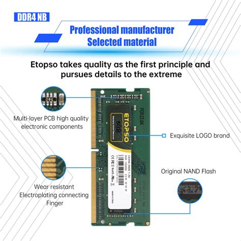 Etopso 8gb Ddr4 2400mhz Laptop Ram Computersmart