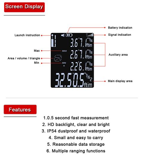 Usb Laser Distance Measuring Rangefinder M High Quality Usb Laser Distance Measuring