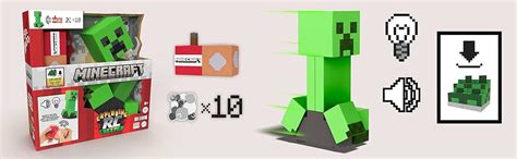 Mattel Minecraft Exploding Rc Creeper With Lights And Sounds