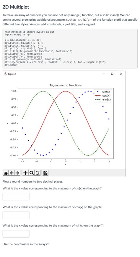 Solved 2d Multiplot To Make An Array Of Numbers You Can Use