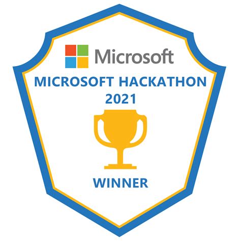 Microsoft Hackathon 2021 Winner Credly