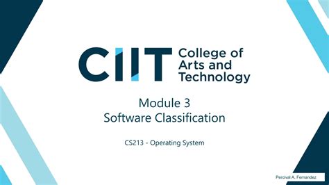 Module 3 Software Classificationpptx