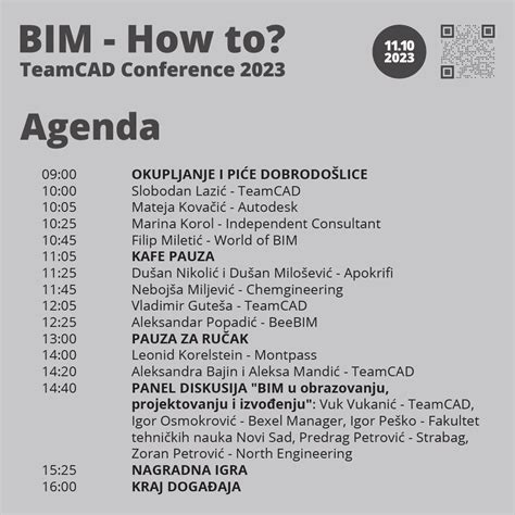 Teamcad D O O On Linkedin Teamcad Konferencija Event Bimhowto Autodeskgoldpartner Autodesk…