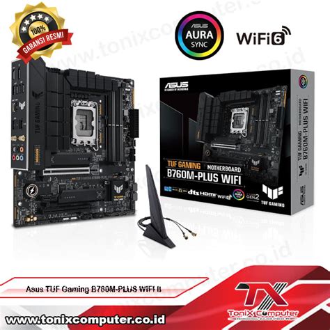 Asus Tuf Gaming B M Plus Wifi Ii Lga B Ddr Usb Type C Sata Tonix Computer