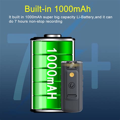 L11 Body Camera 2k Ips Screen Action Camera For Motorcycle 180°rotatable Mini Camera For Vlog