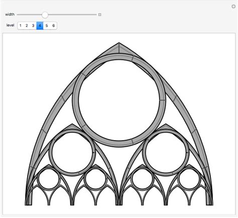 Recursive Exercises Ix Gothic Windows Wolfram Demonstrations Project