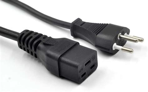 Swiss Power Cord Type J Sev Certified 3 Pins Sn 441011 Plug To Iec 60320 C19 Connector 16a