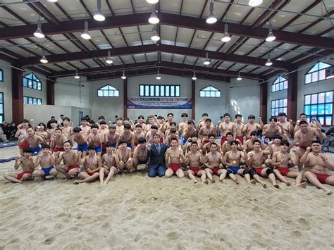 백암중 김민하·황권호·임유성·오지호·정선우 전국소년체전 경기도 씨름 대표 선발