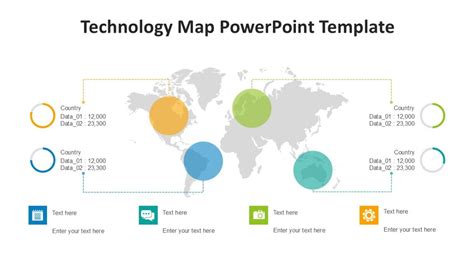 Technology Map PowerPoint Template PPTUniverse