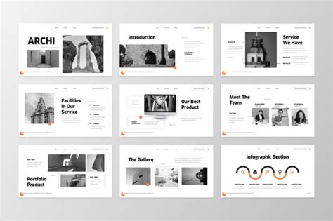 Archi Architecture Keynote Template Incl Architecture And Blueprint Envato