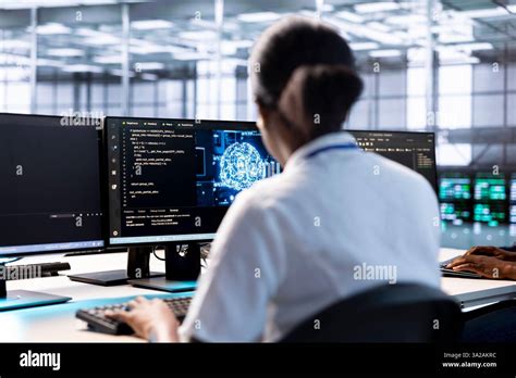 Server Hub It Expert Using Ai Systems To Input Data Faster During