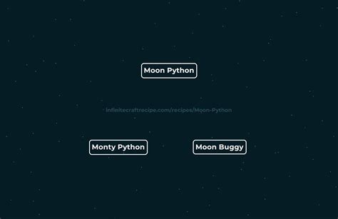 🐍 Moon Python Recipe How To Make Moon Python In Infinite Craft