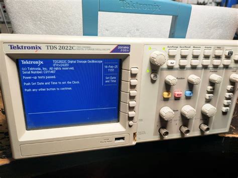 Tektronix Tds2022 Oscilloscope Used Audio Electronics Repair Specialist Singapore Bg Control