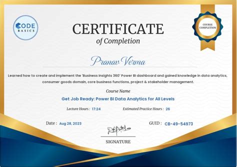 Pranav Verma On Linkedin Powerbi Dataanalytics Certification Codebasics Businessinsights360