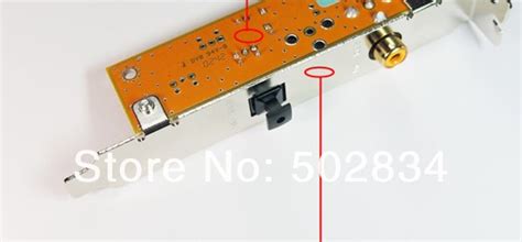 ASUS SPDIF OUT Optical And RCA Out Plate Cable Bracket Coaxial Digital Audio Output For Gigabyte