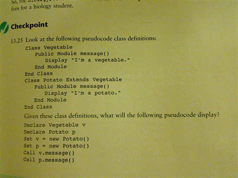 in pseudocode write the first line of the definition for a poodle class the class should