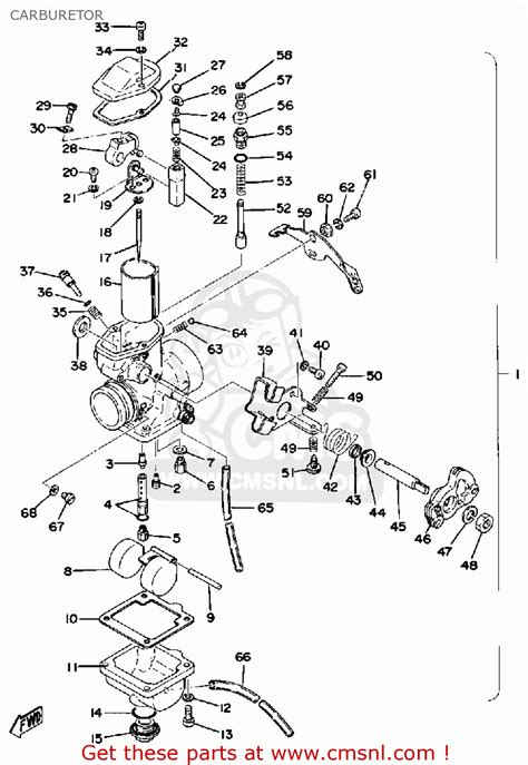 Carburetor Xt500 1977 Dual Purpose Usa Canada