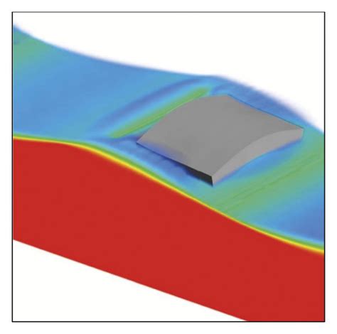 Snapshots Of The Vof Profiles In The Wave Structure Interaction For A Download Scientific