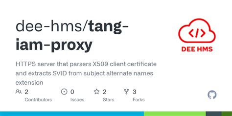 Github Dee Hmstang Iam Proxy Server That Parsers X509 Client
