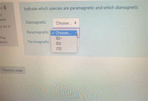 Solved Indicate Which Species Are Paramagnetic And Which