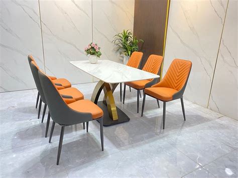 Bộ Bàn Ghế ăn 6 Chỗ 4 Bad6 G7 B7b Căn Hộ Chung Cư đẹp Nội Thất Linco Sài Gòn