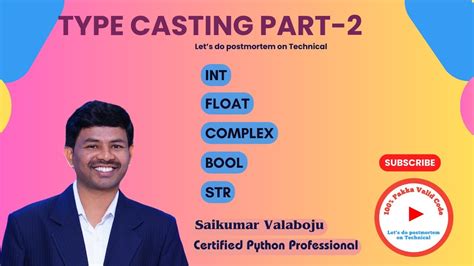 10mastering Type Casting Functions In Python Complexboolstr