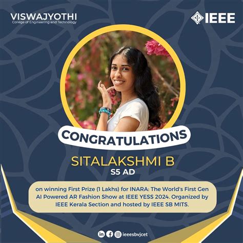 Sitalakshmi B On Linkedin Inara Ieeeyess Aifashion Ar Vr