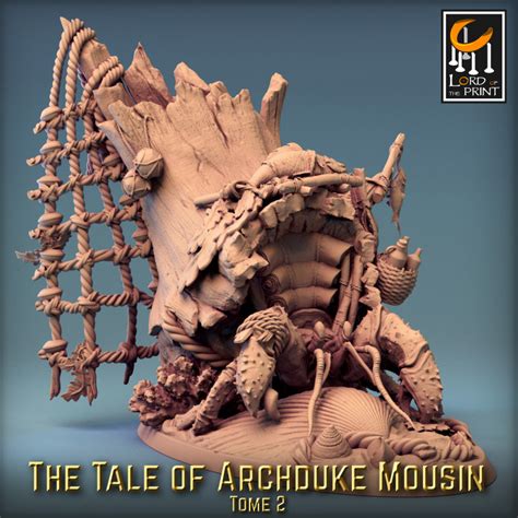 3d Printable Mousin Hermitcrab By Rescale Miniatures