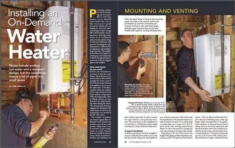 Tankless Water Heater Installation Quirks And Tips Fine Homebuilding